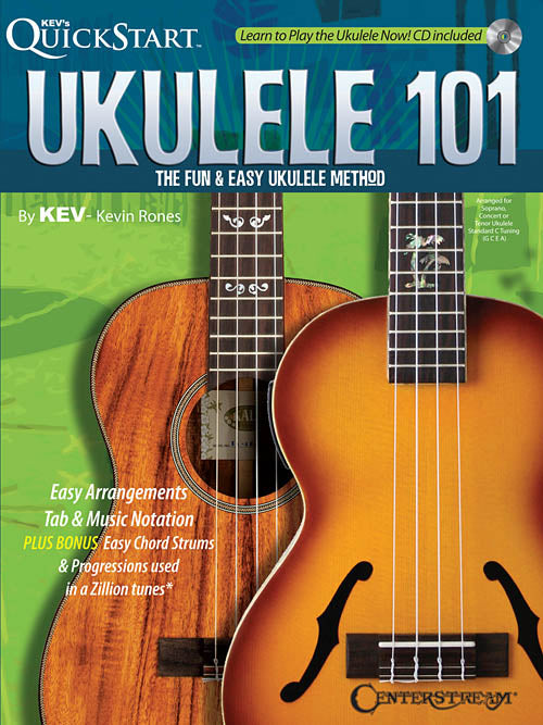 Ukulele 101 The Fun & Easy Ukulele Method Book w/CD - UKULELE MOVEMENT