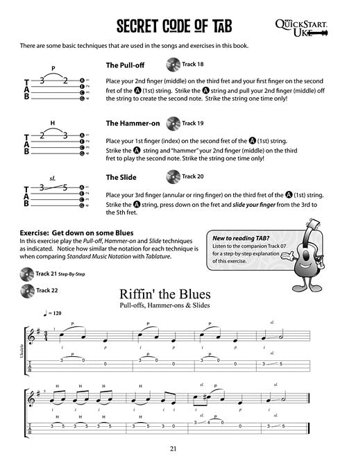 Ukulele 101 The Fun & Easy Ukulele Method Book w/CD - UKULELE MOVEMENT