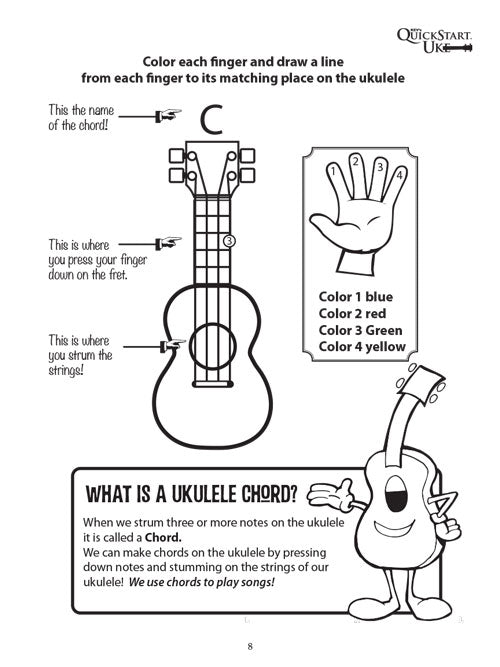 Kid's Uke - Ukulele Activity Fun Book - UKULELE MOVEMENT