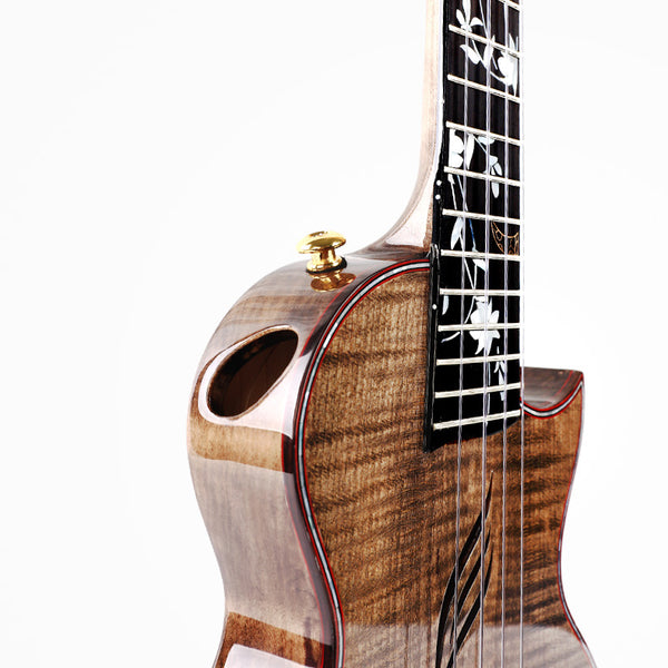 Enya All-Solid Maple Thin-body Tenor Ukulele (EUT-E6) w/EQ - UKULELE ...