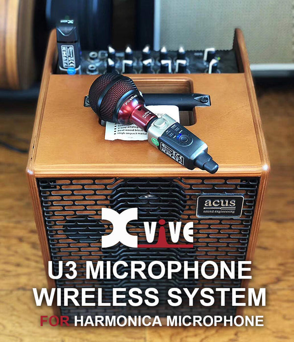Xvive U3C Complete Condenser Microphone Wireless System - UKULELE MOVEMENT