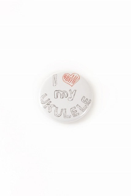 UM Badge - I Love My Uke - UKULELE MOVEMENT